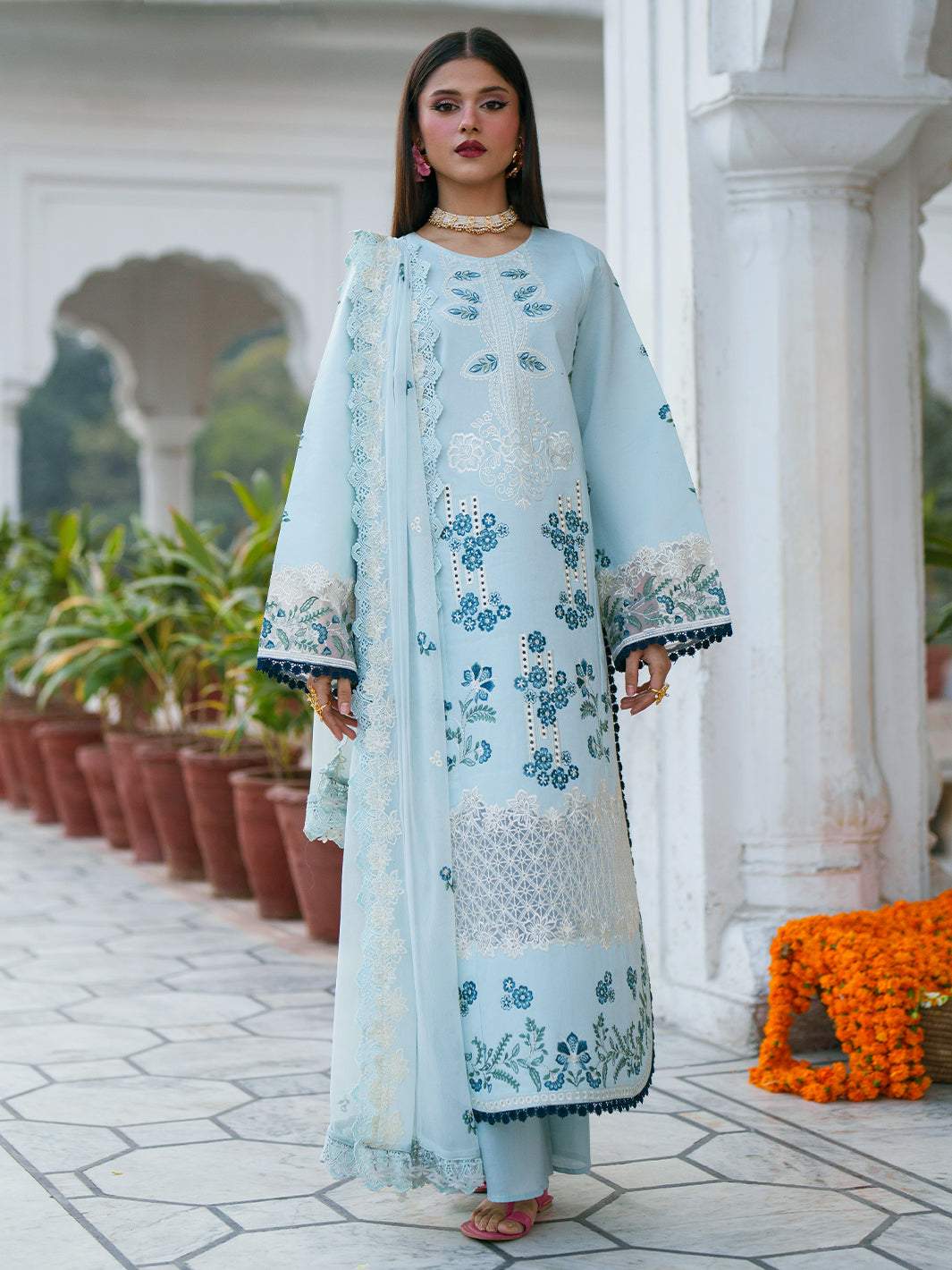 G-006 | 3 PC Lawn – MAHNUR