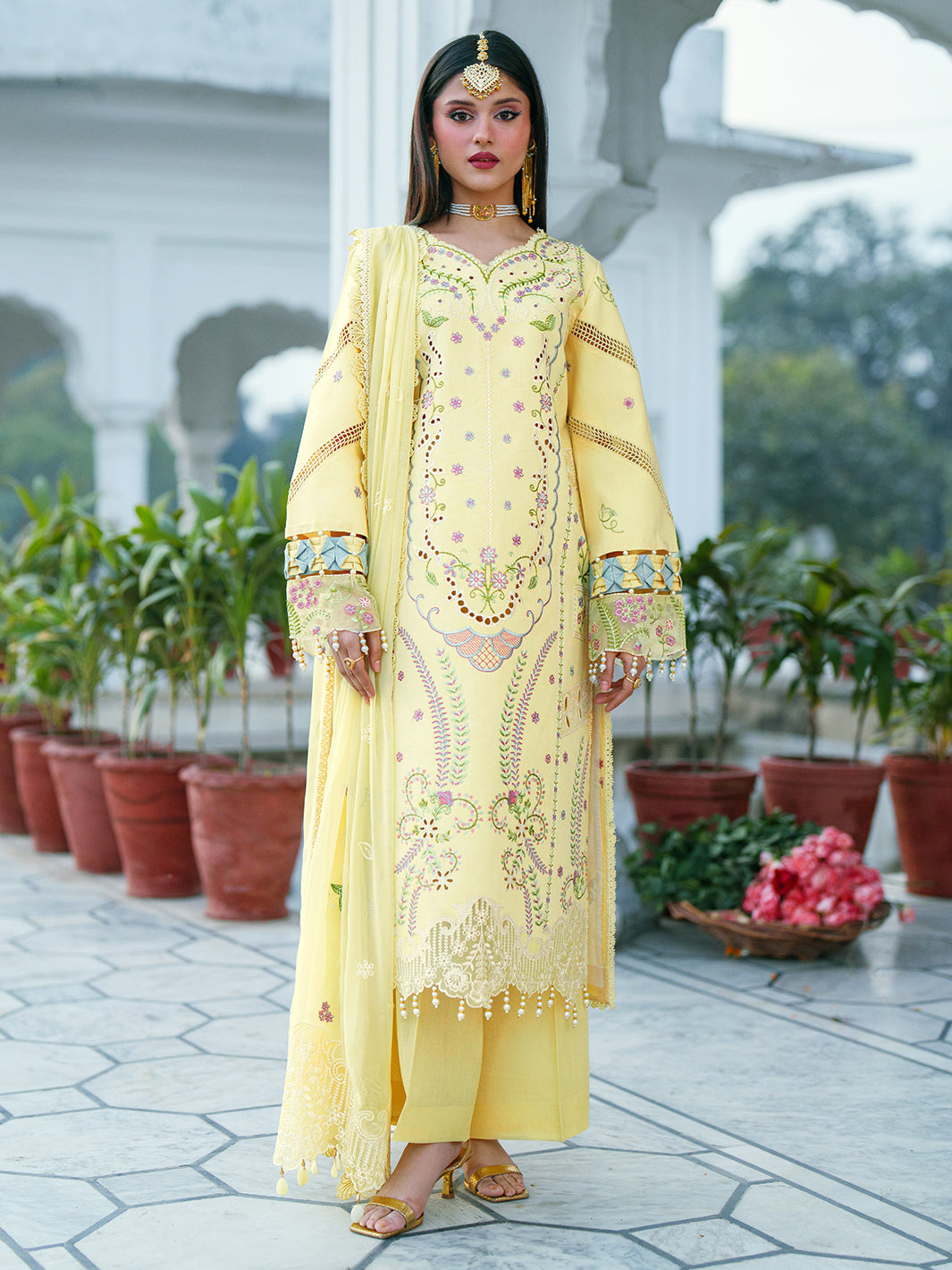 G-014 | 3 PC Lawn – MAHNUR